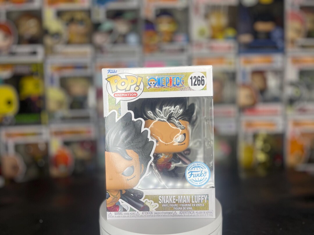 One Piece, Snake-man Luffy metallic 1266, Special Edition Funko - Etsy