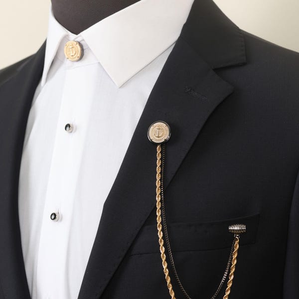 Lapel Pin Chain - Etsy