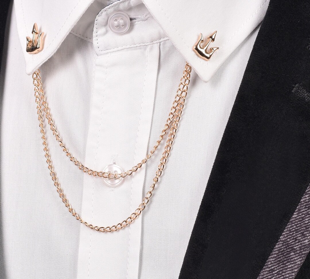 Figured Collar Chain, Maserati Poseidon Chain, Men's Accessories - Etsy