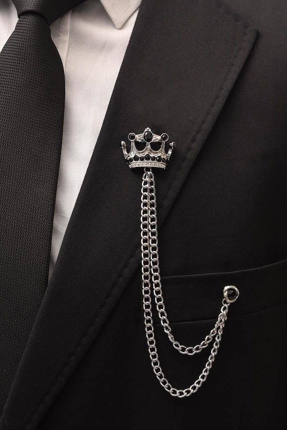 Men In Hand Some Brooches