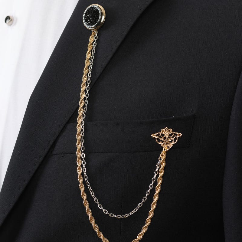 Lapel Pin Chain - Etsy