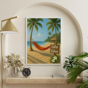 Philippine Island Wall Art Printable – Duyan Hammock & Bahay Kubo ...