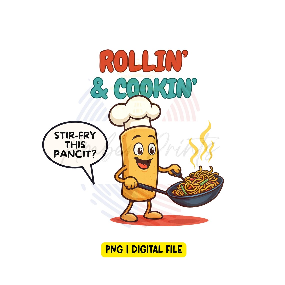 Funny Lumpia Pancit PNG | Pinoy Foodie Humor | Filipino Spring Roll ...