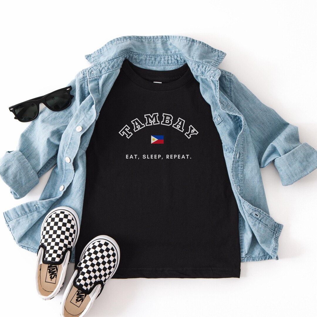 Toddler Unisex Tshirt, Filipino Youth Shirt, Tambay Eat Sleep Repeat ...