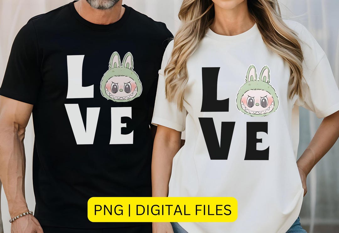 Cute Labubu PNG Digital Art | Kawaii Labubu Design | Instant Download ...