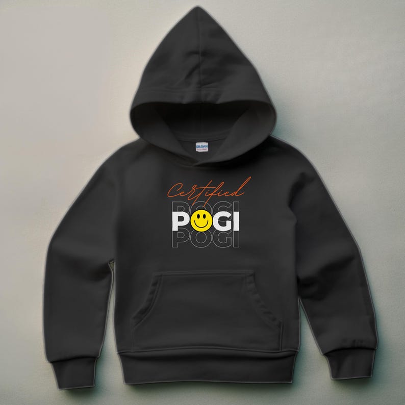 Pinoy Inspired Boy Kids Hoodie With Certified Pogi, Filipino Children's ...