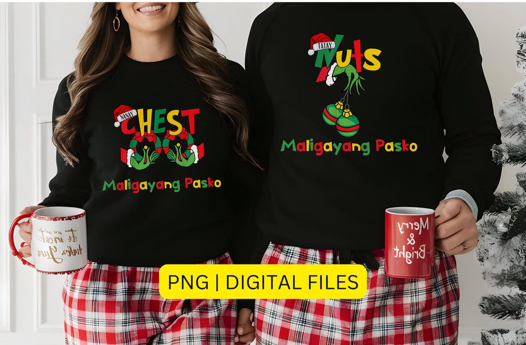Maligayang Pasko Pinoy-inspired Christmas PNG SVG Funny Chestnuts ...