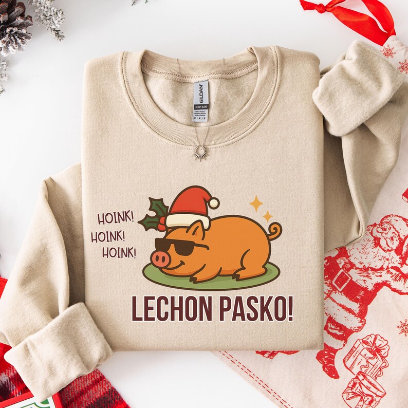 Funny Lechon Pasko PNG | Pinoy Christmas Clipart (digital Download) - Etsy
