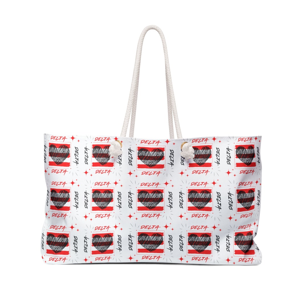 Delta Love Weekender Bag Sorority Pride Delta Sorority Apparel Duffle ...