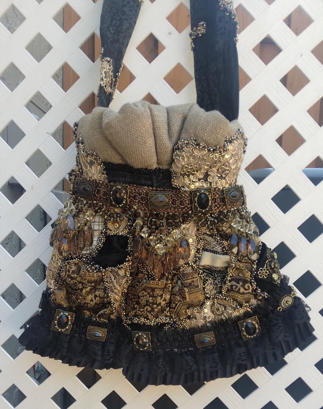 MASQUERADE BALL Maria of God's Original Wearable Art Soft Body Handbags ...