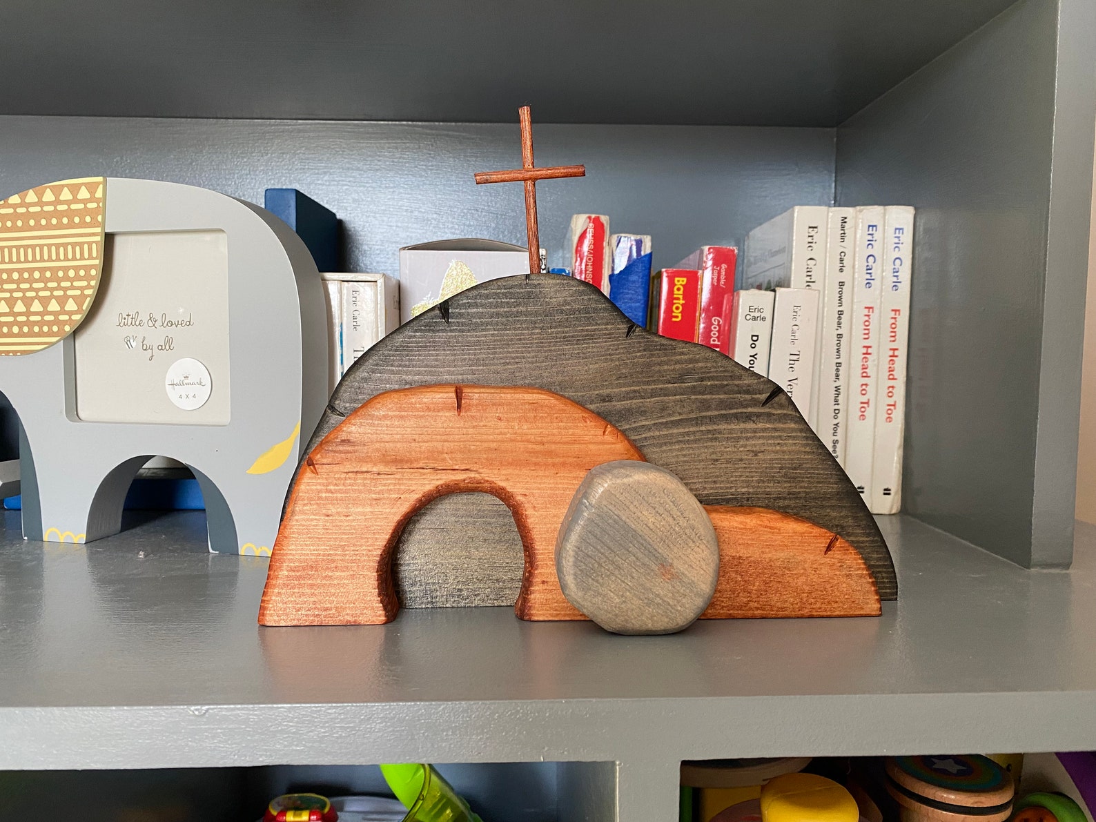 Empty Tomb Easter Decoration Wooden Empty Tomb Scene Decor Jesus Puzzle ...