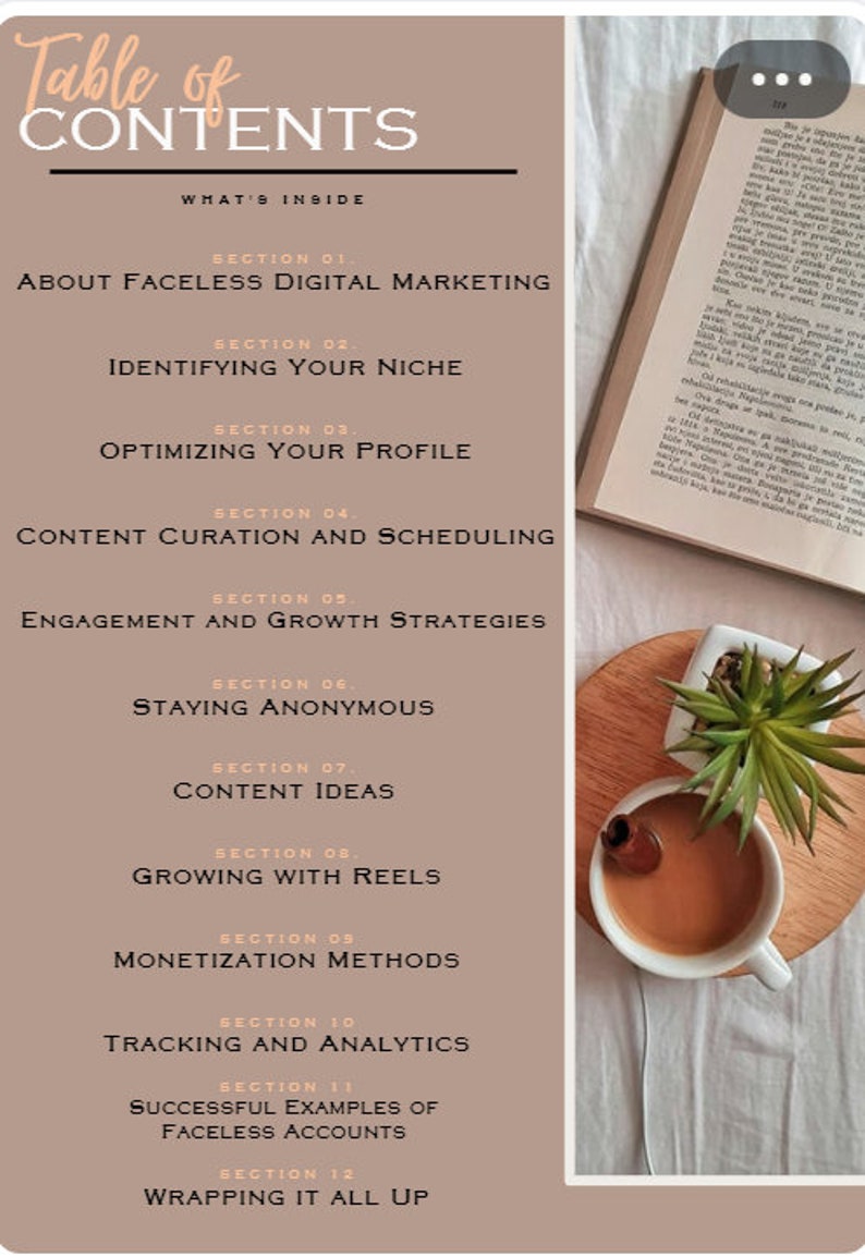 Faceless Marketing Guide, Complete Guide to Creating Faceless Instagram ...