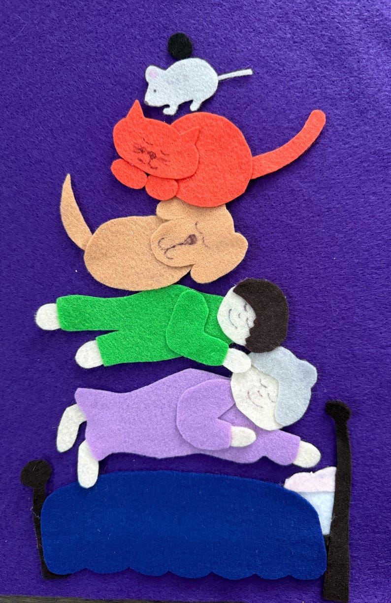 The Napping House Felt Story - Preschool - Story Retelling - Etsy