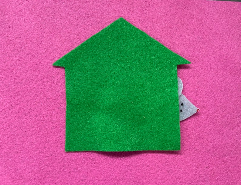 Little Mouse Felt Board - Felt Story - Game - Preschool - Colors - Etsy