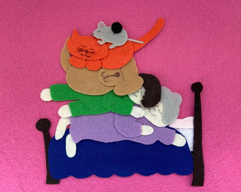 The Napping House Felt Story Preschool Story Retelling - Etsy