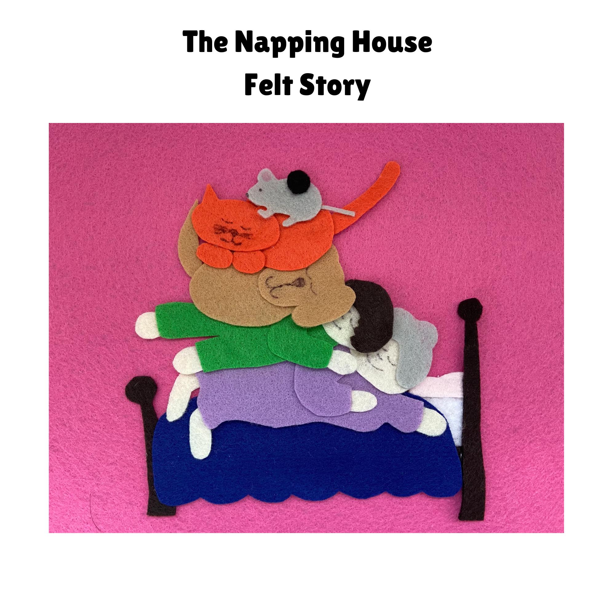 The Napping House Felt Story - Preschool - Story Retelling - Etsy