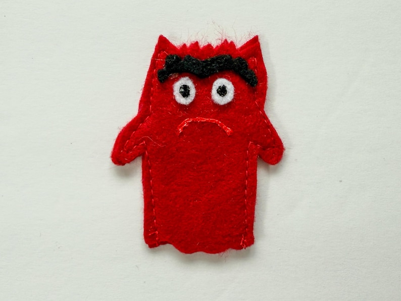 Color Monster - Puppets - Preschool - Story Retelling - Emotions - Etsy