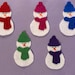 5 Little Snowmen Felt Poem - Preschool - Storyretelling - Snowman - Etsy