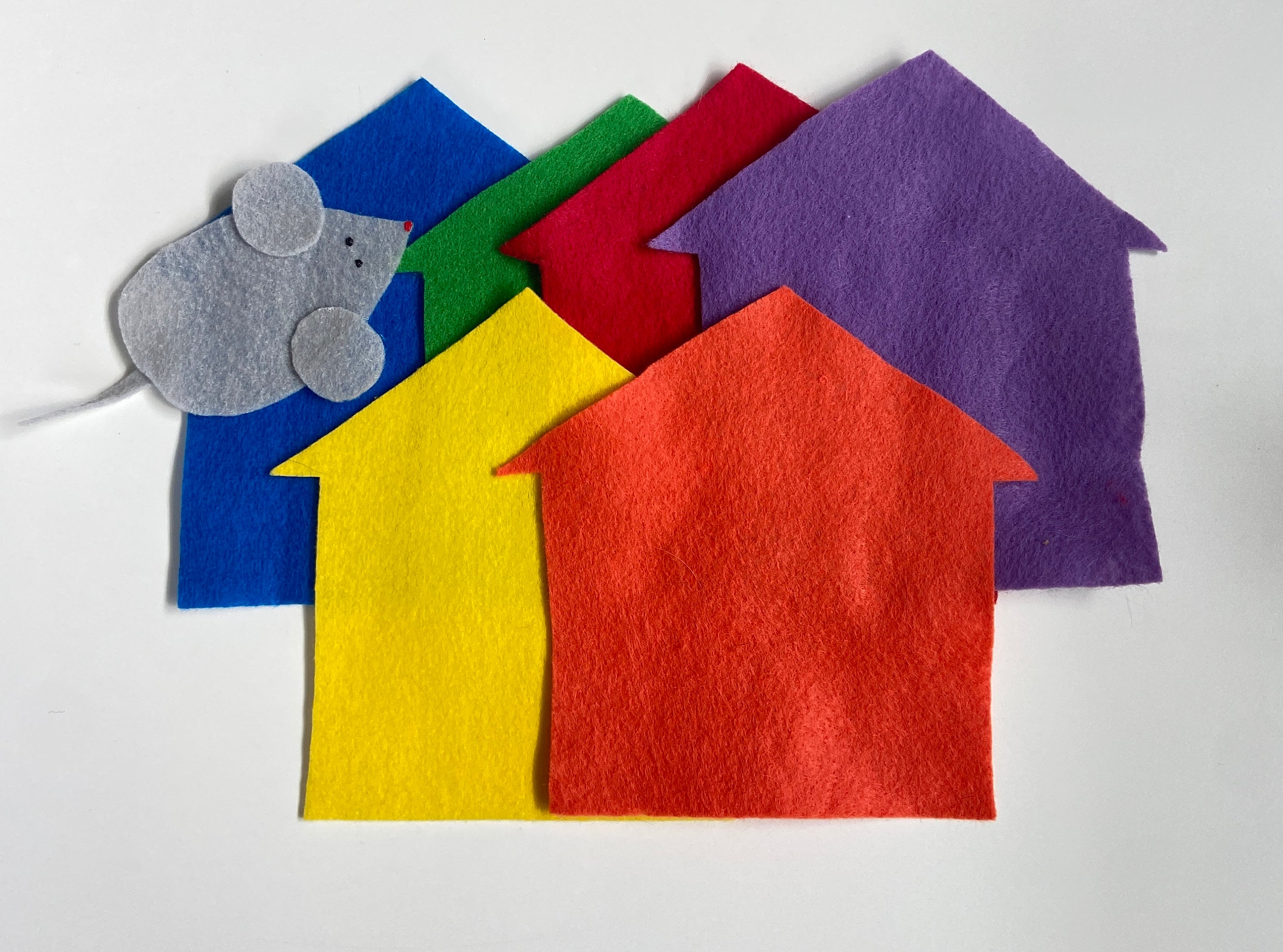 Little Mouse Felt Board Felt Story Game Preschool Colors - Etsy