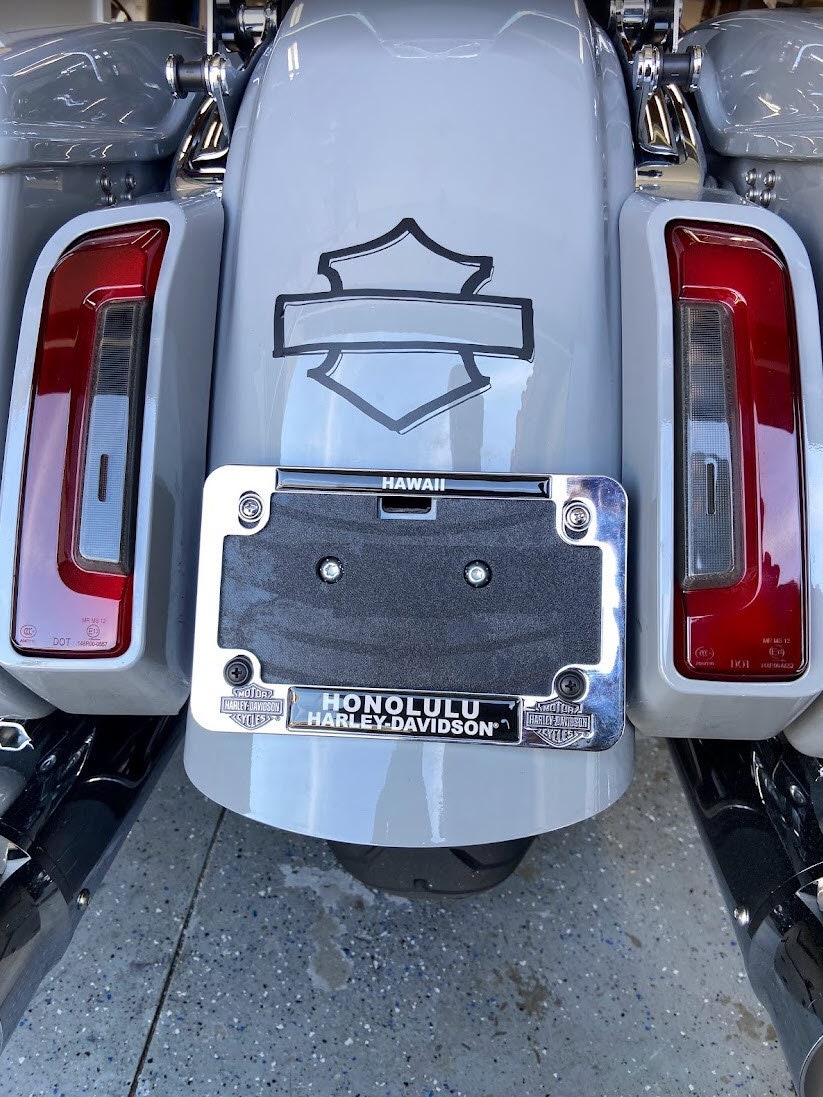 Custom License Plate Bracket for 2024 Touring 2023 CVO Road Glide Street Glide Use Any License ...