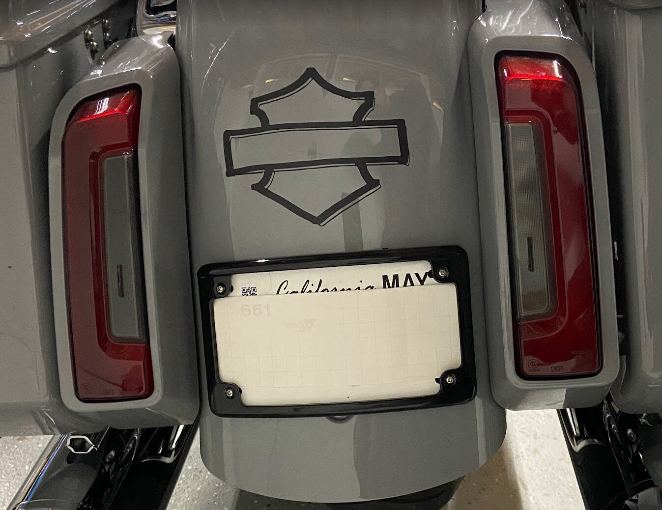 Harley Davidson Custom Decal CVO Road Glide Street Glide Bar and Shield ...