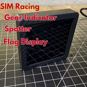SIM Racing Flag & Gear Indicator Box [plug and Play] (USB Type C ...
