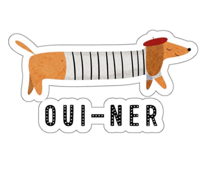 Dachshund Sticker Gift for Dog Lover Doxie Mom Gift Doxie Lover Gift ...