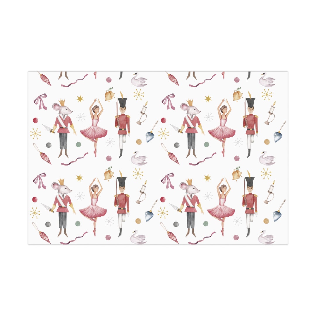 Nutcracker Christmas Wrapping Paper - Etsy