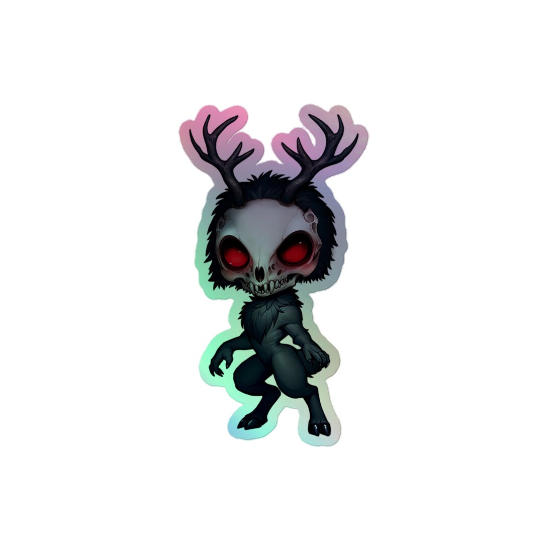 Holographic Wendigo Sticker - Etsy