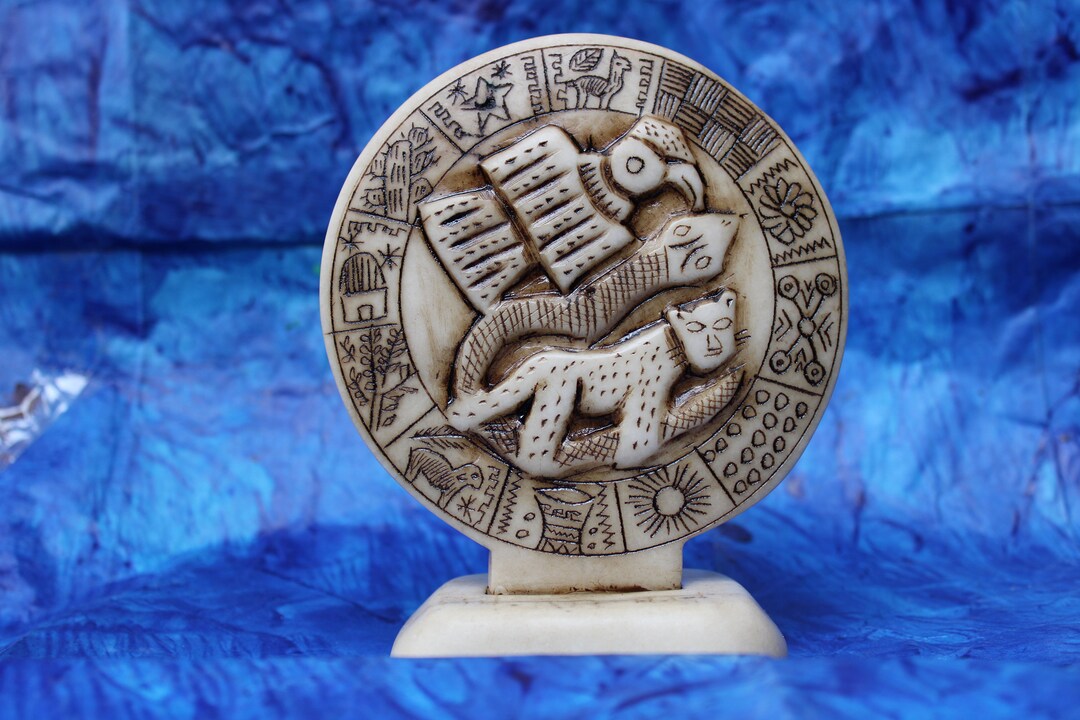 Handcrafted Peruvian Inca Calendar and Andean Trilogy Limestone ...