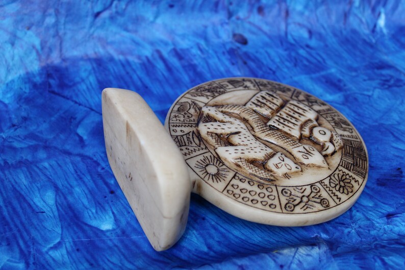 Handcrafted Peruvian Inca Calendar and Andean Trilogy Limestone ...