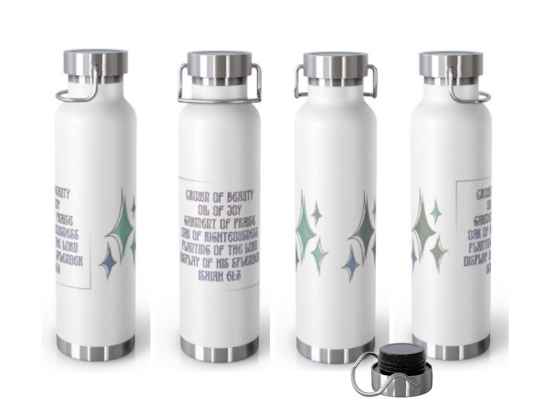 Christian Bible Verse Scripture Stainless Steel Large Hot Cold ...