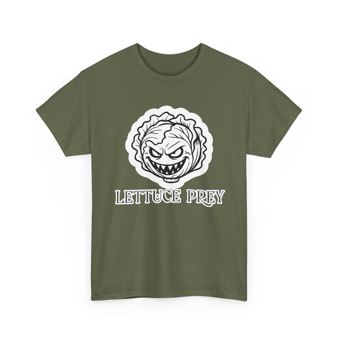 Lettuce Prey T-shirt, Psycho Salad Horror Graphic Tee - Etsy