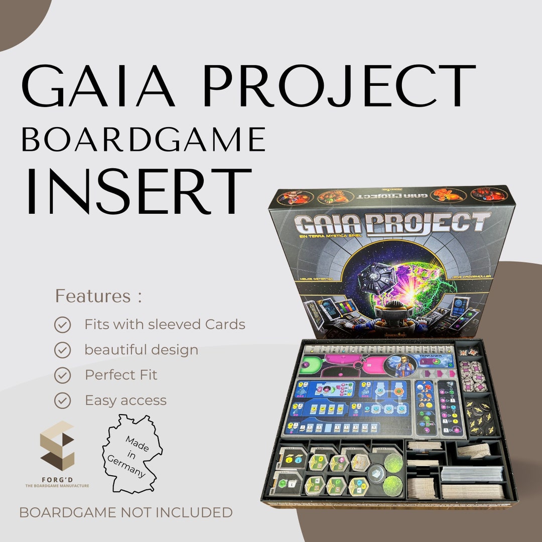 Gaia Project Inlay Board Game Organizer Gaia Project Insert for Gaia ...