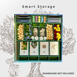 Earth Inlay Board Game Organizer Earth Insert for Earth Board Game With ...