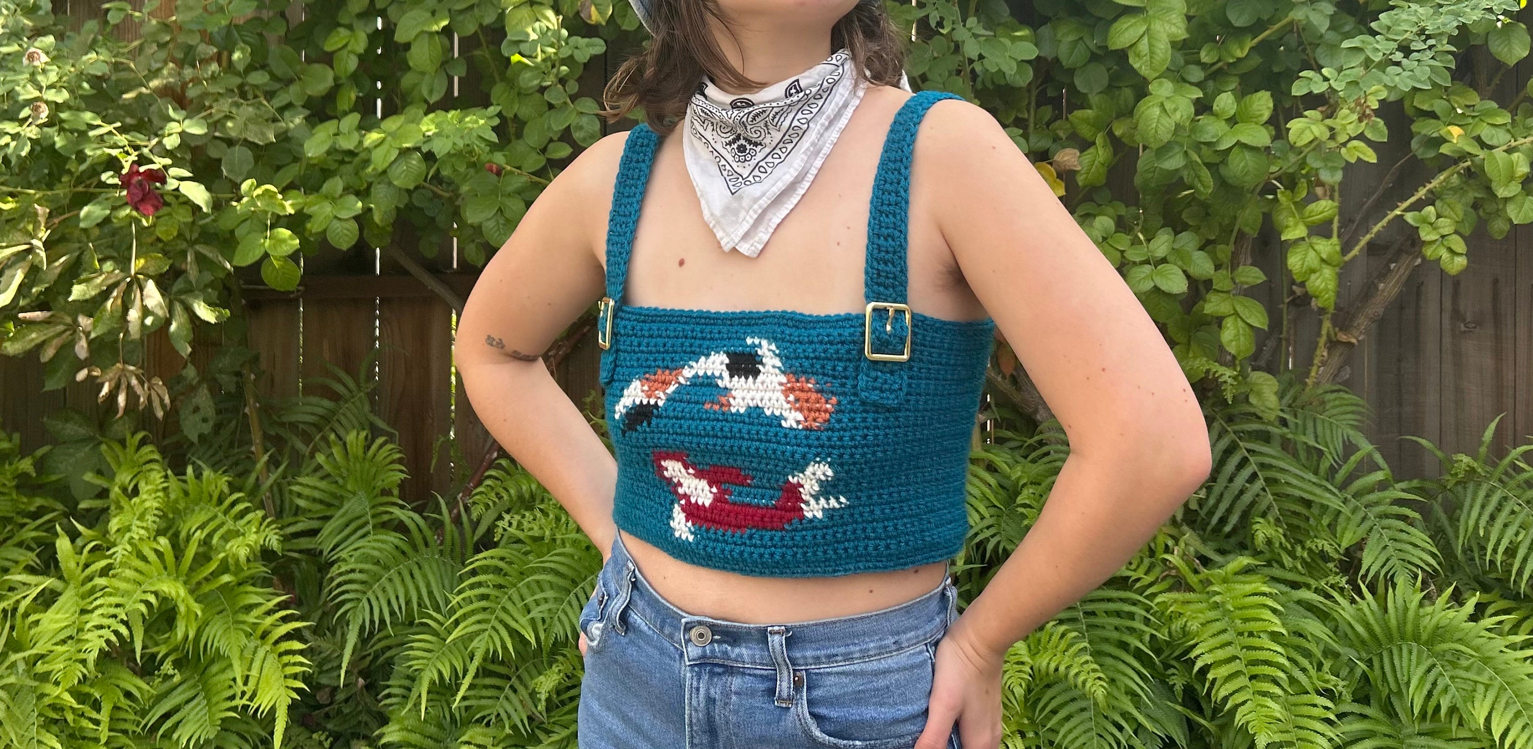 Crochet Pattern- Koi Fish Top - Etsy