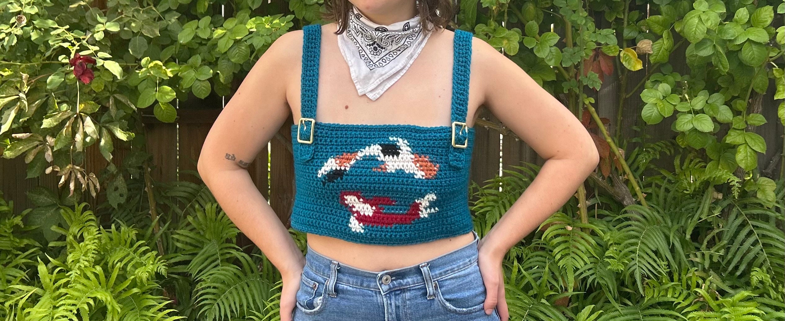 Crochet Pattern- Koi Fish Top - Etsy