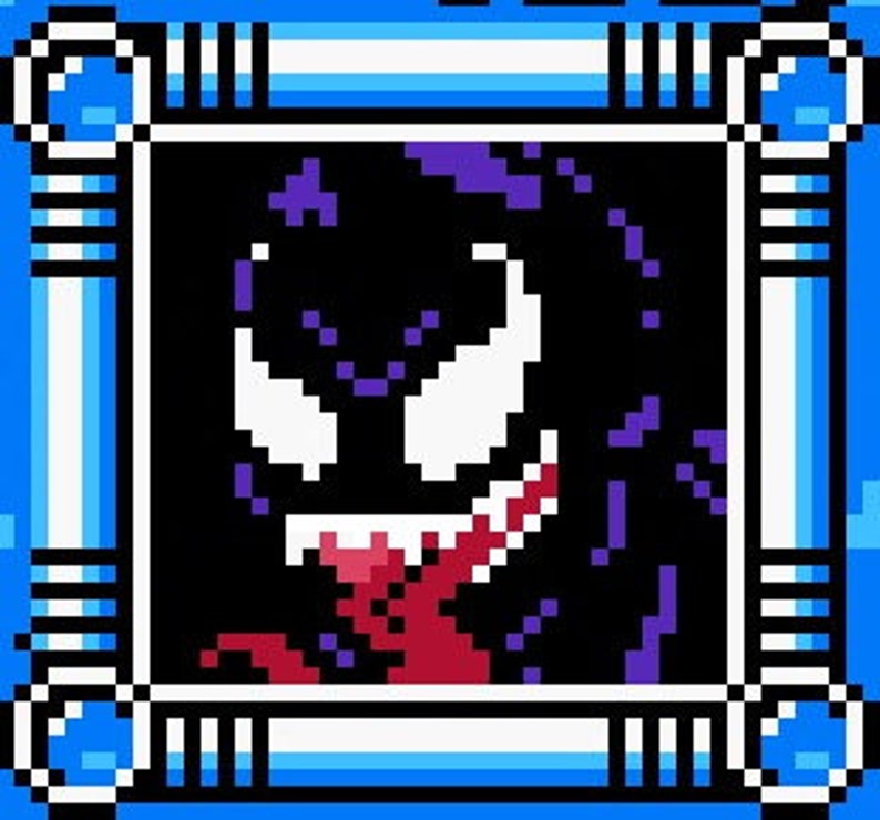 Spider-man X Mega Man Retro Gaming and Comic Pixel Art Poster - Etsy
