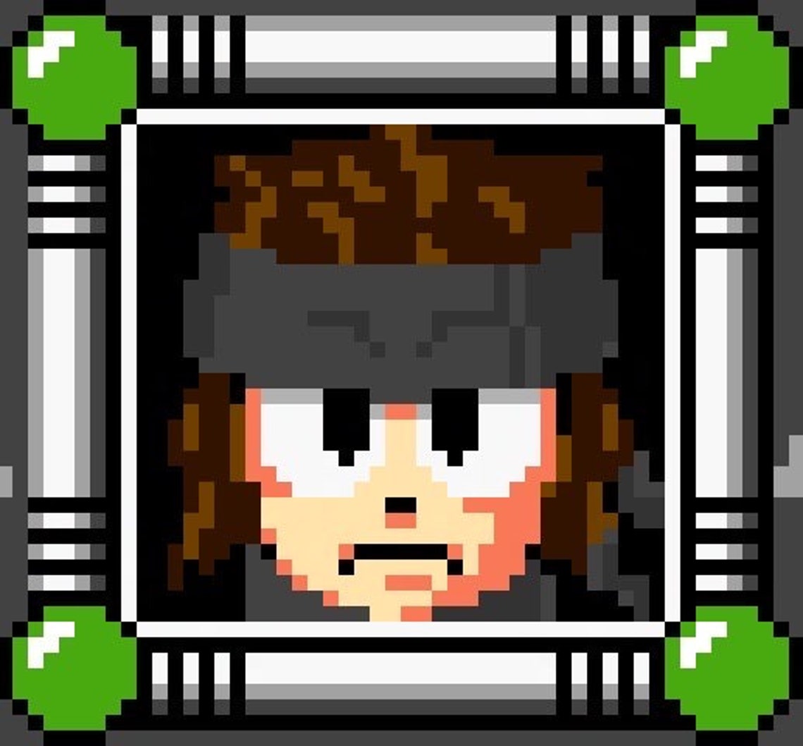 Metal Gear Solid X Mega Man Retro Gaming and Pixel Art Poster - Etsy