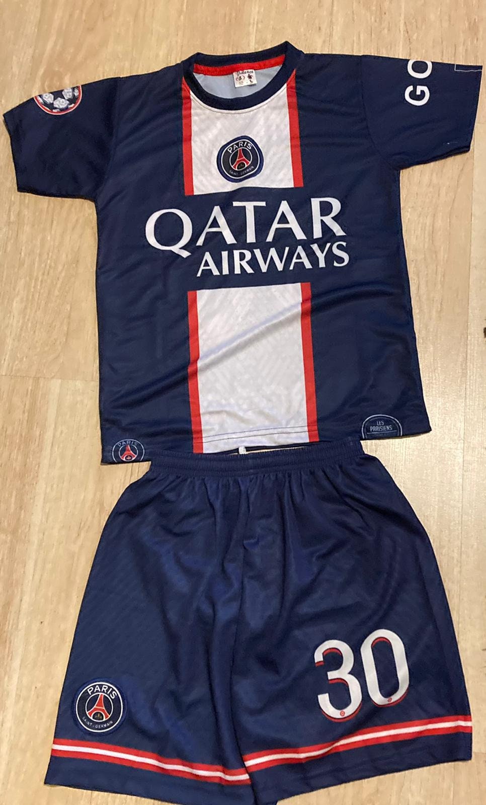 NEW Kid SOCCER Messi Uniform Team PSG 22 Qatar30 Jersey/short Sizes ...