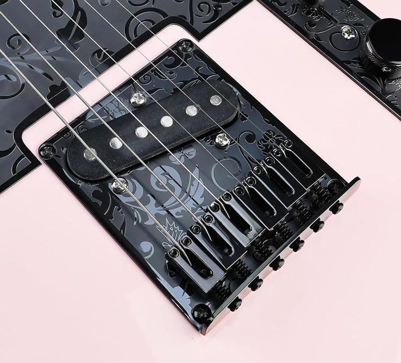 Telecaster Stainless Engraved Bridge S/coil (10.5mm Post Spacing ...