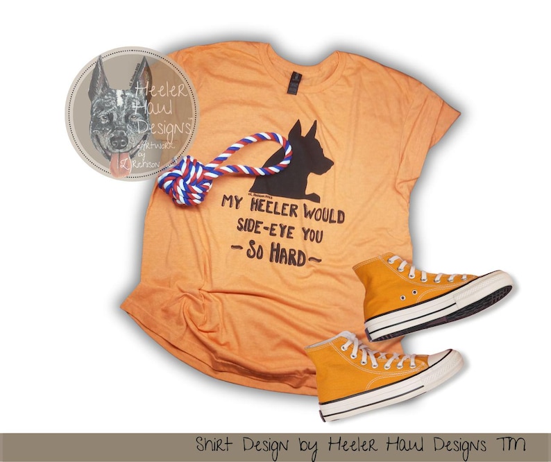 Heeler SHIRT, Australian Cattle Dog Shirt, Blue Heeler Gift, Red Heeler ...
