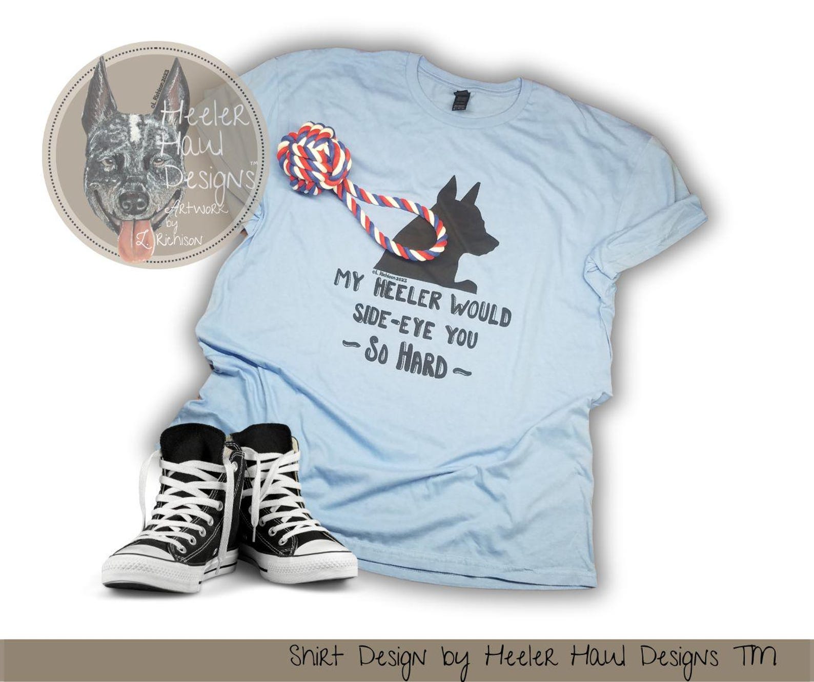 Heeler SHIRT, Australian Cattle Dog Shirt, Blue Heeler Gift, Red Heeler ...