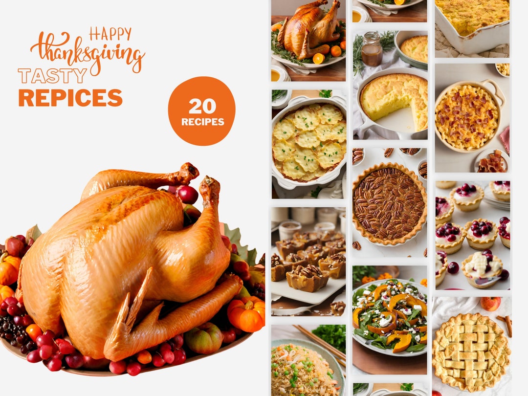 20 Happy Thanksgiving Recipe Ideas L 2024 Turkey Roast - Etsy