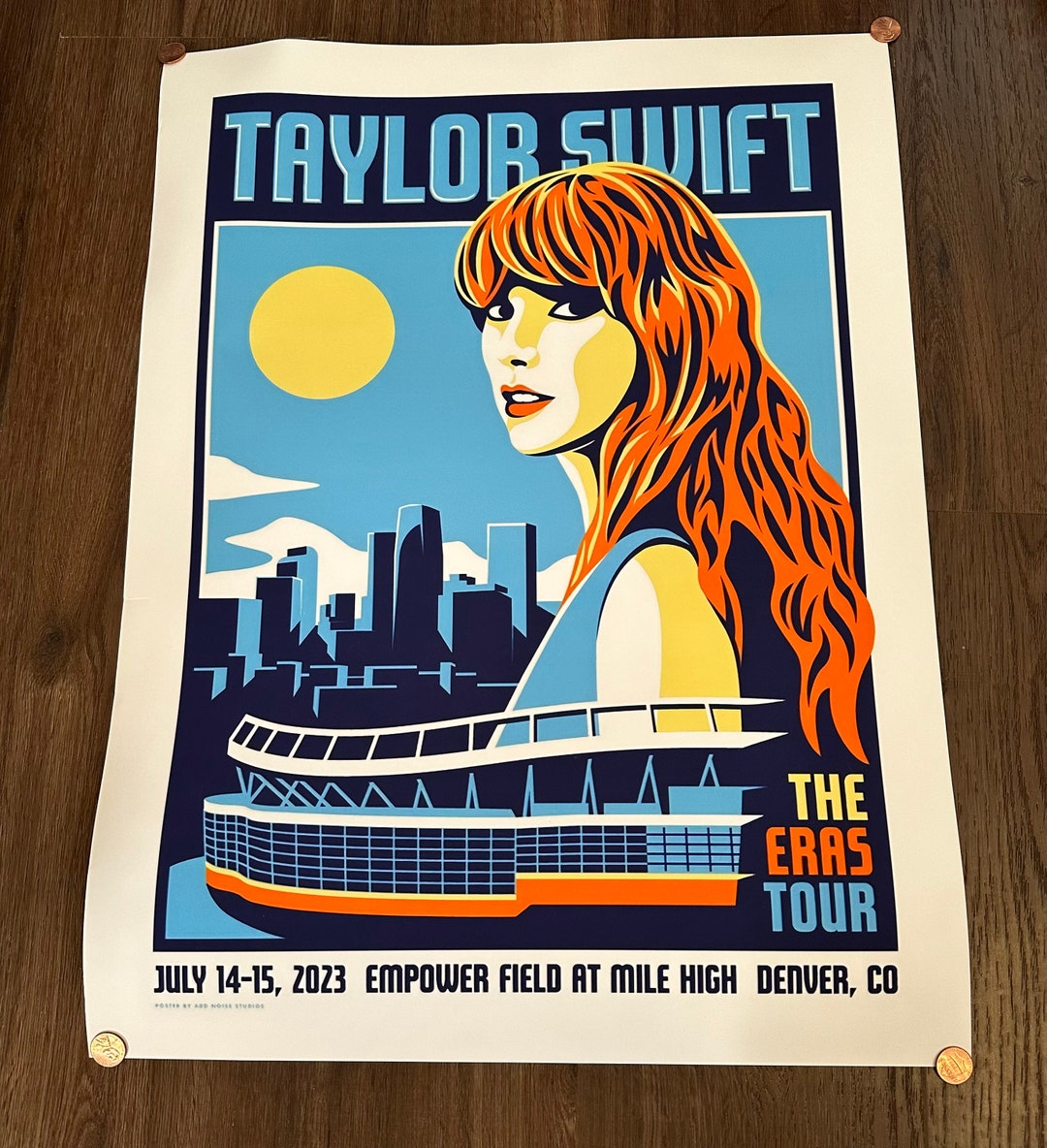 Taylor Swift Denver VIP Poster July 14-15 2023 7/14/23 Custom Print ...