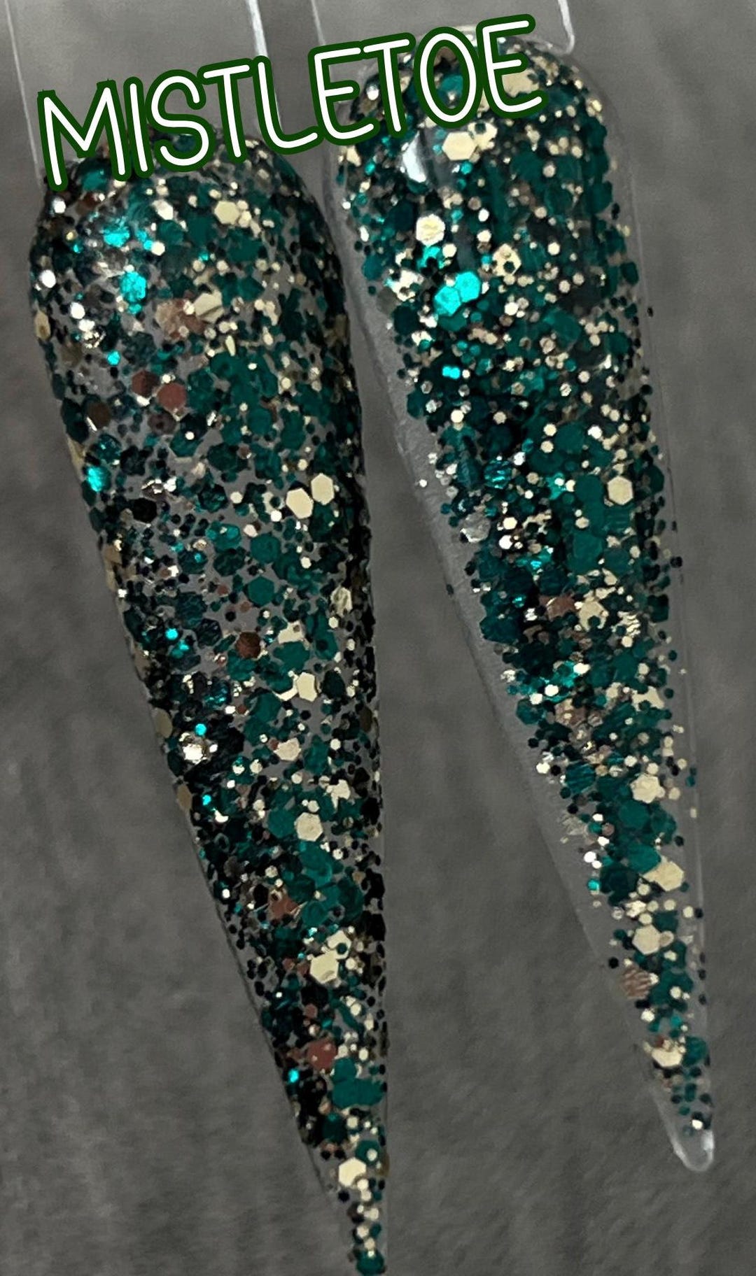 Mistletoe Glitter Acrylic and Dipping Powder. 1oz | 2in1 Acrylic - Etsy