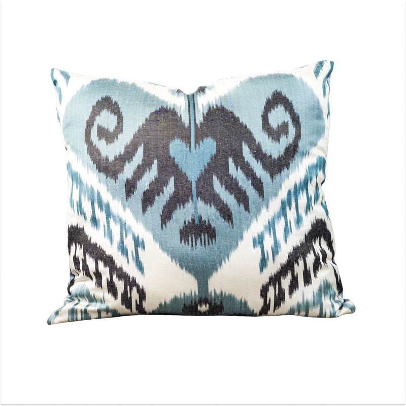 Silk Ikat Pillow - Etsy