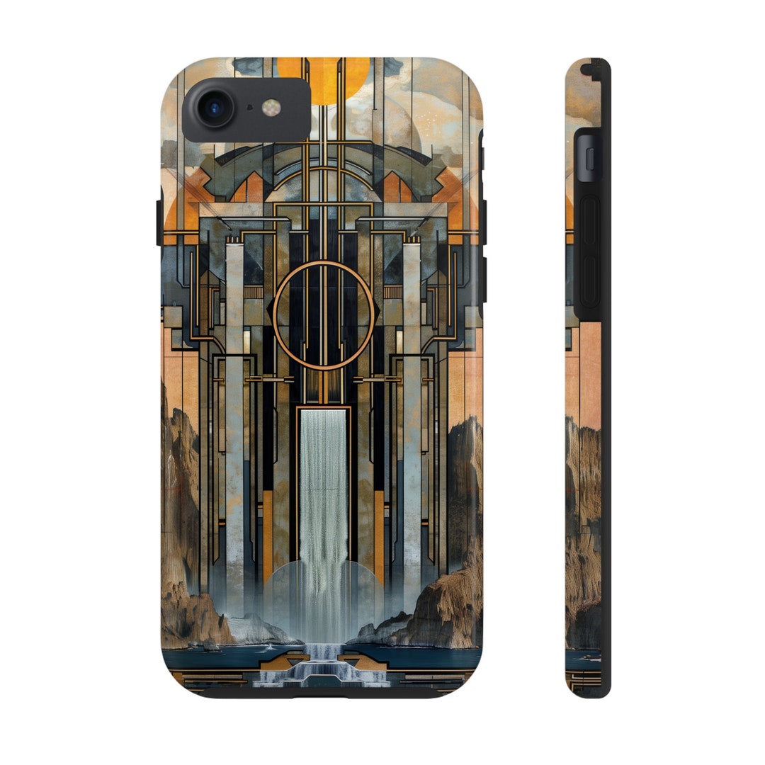 Stained Glass Architecture Falling Water Inspired Phone Case Frank ...
