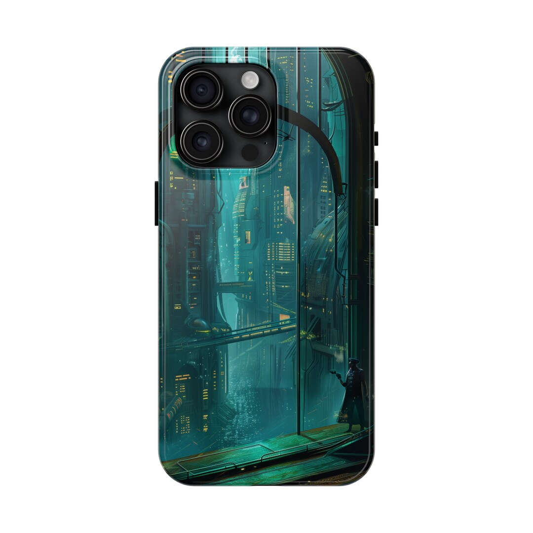 Bioshock Inspired Phone Case Underwater Art Deco City Gaming Phone ...
