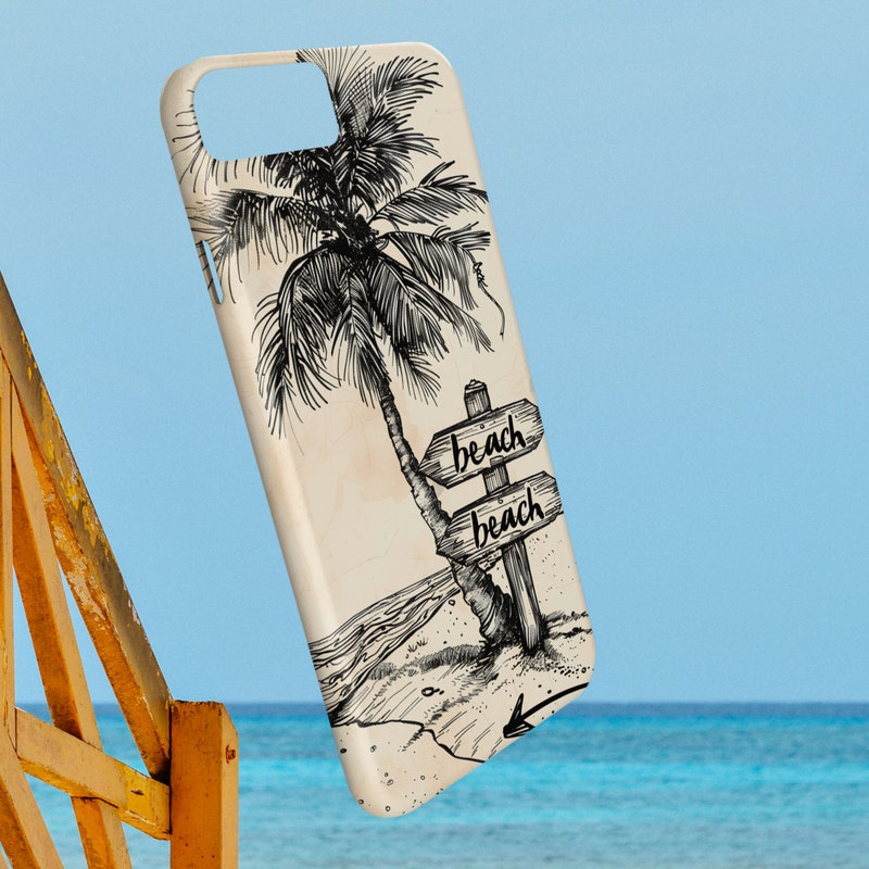 Beach Palm Trees Phone Case - Etsy